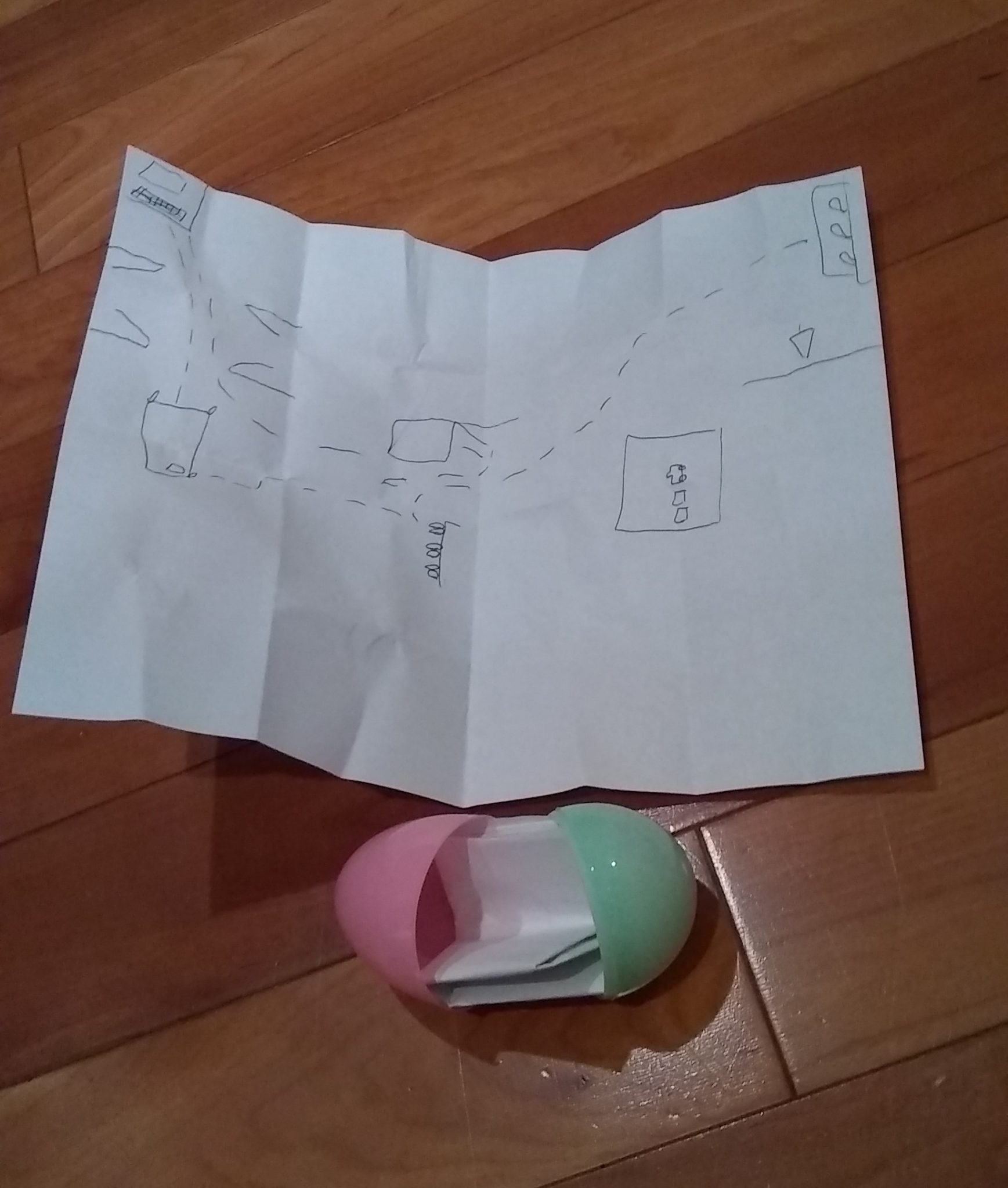 Treasure Map Christmas Egg Hunt – Farming and Laughing
